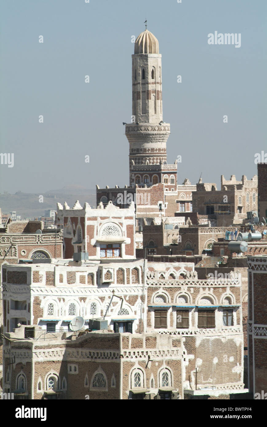 Yemen Sana'a Sanaa Old San'a architecture old city town UNESCO world ...