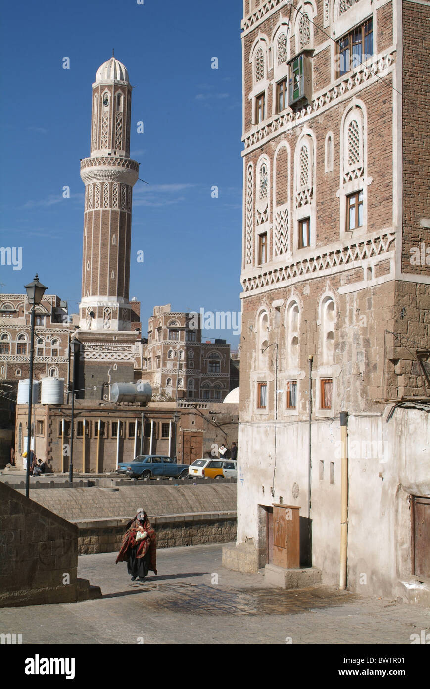 Yemen Sana'a Sanaa Old San'a architecture old city town UNESCO world ...