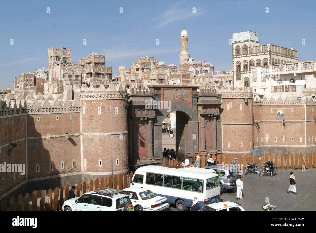 Yemen Sana'a Sanaa Old San'a architecture old city town UNESCO world ...