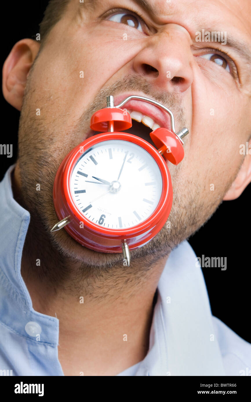 Panic lateness hi-res stock photography and images - Alamy