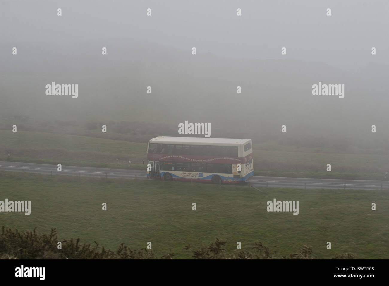 April Weather Sea Fog Mist Misty Foggy Bus Drive Driving Driven Travel ...