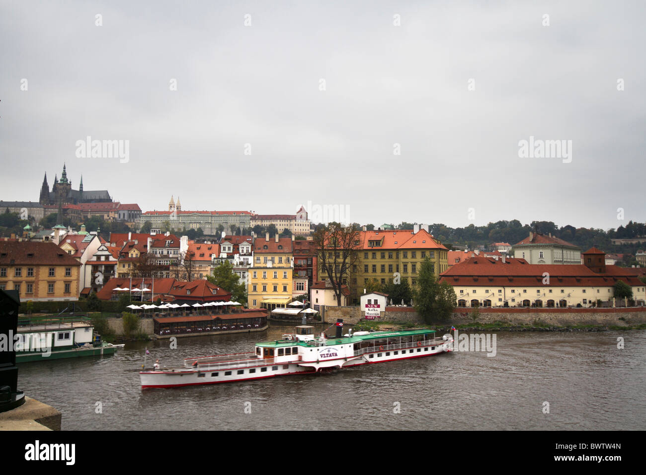 By the River in Prague Czech republic Stock Photo - Alamy