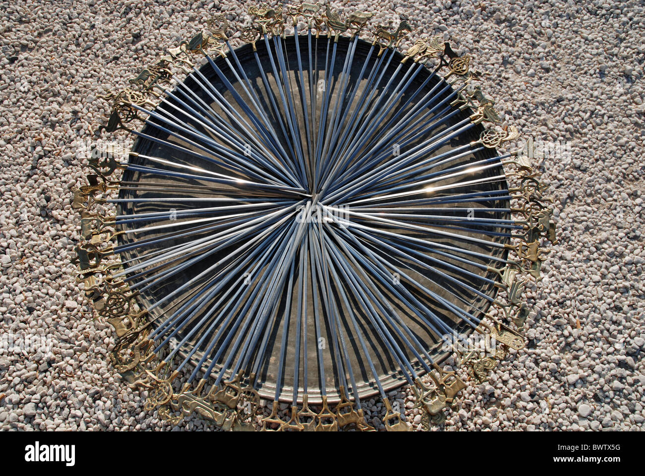 Metal spits hi-res stock photography and images - Alamy