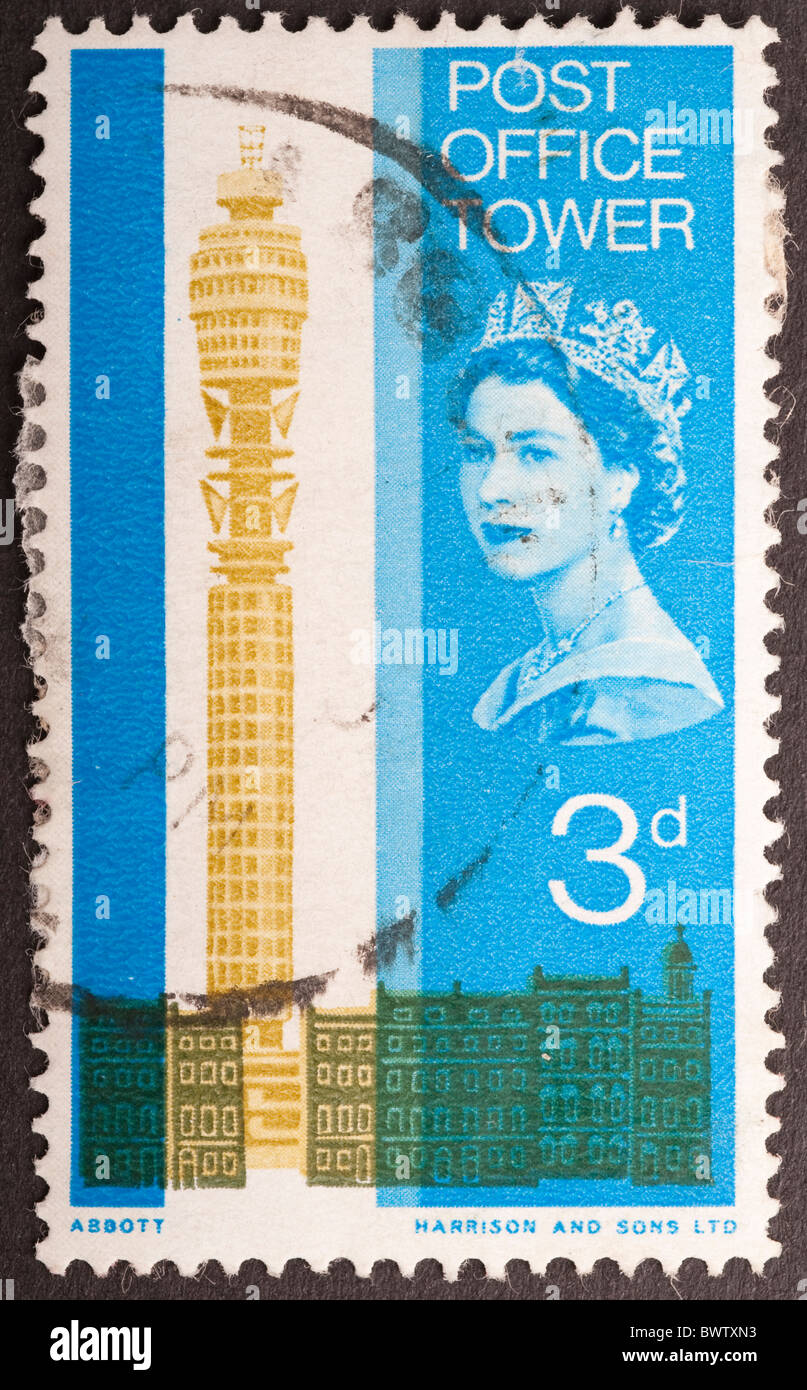 United Kingdom Postage Stamp 3d Stock Photo - Alamy