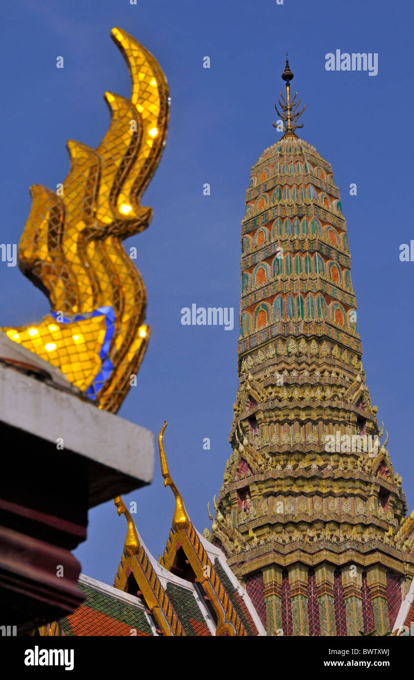 Thailand Asia Bangkok Grand Palace Architecture roof culture building ...