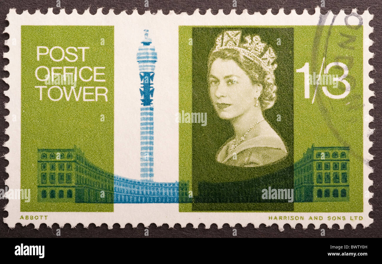 United Kingdom Postage Stamp 1/3 Stock Photo - Alamy