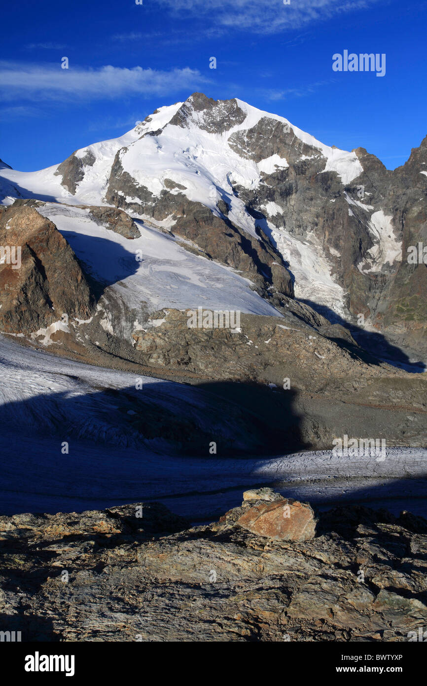 Swiss Alps view Diavolezza mountains mountain alpine Landscape scenery ...