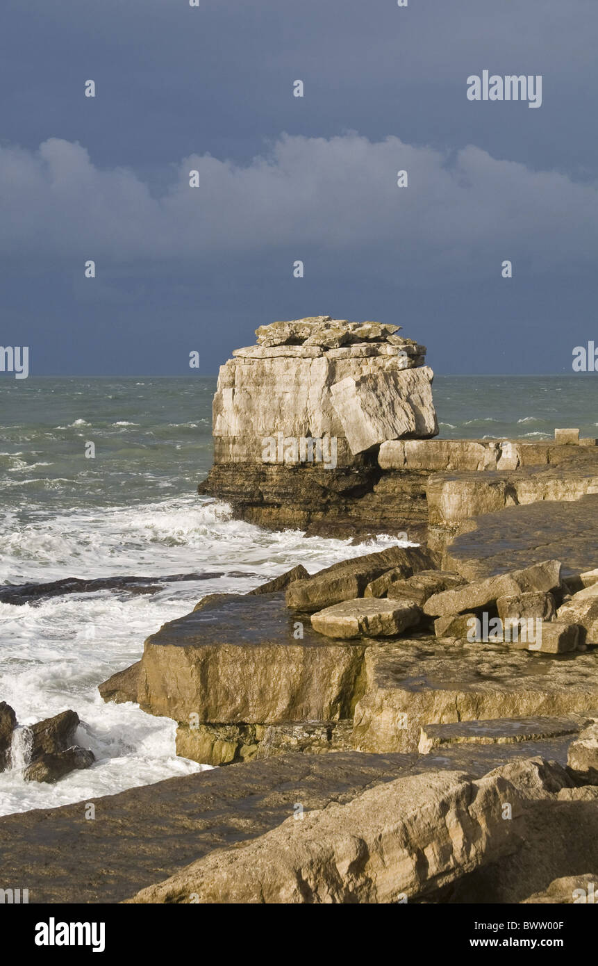 Boulder Boulders Break Breaking Britain British Channel Clouds Cloudy ...