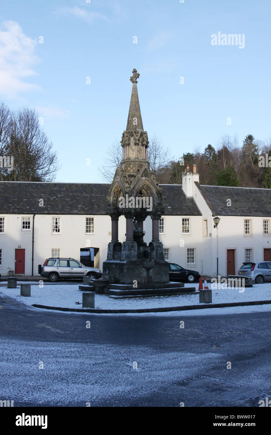 town square Dunkeld Perthshire Scotland November 2010 Stock Photo - Alamy