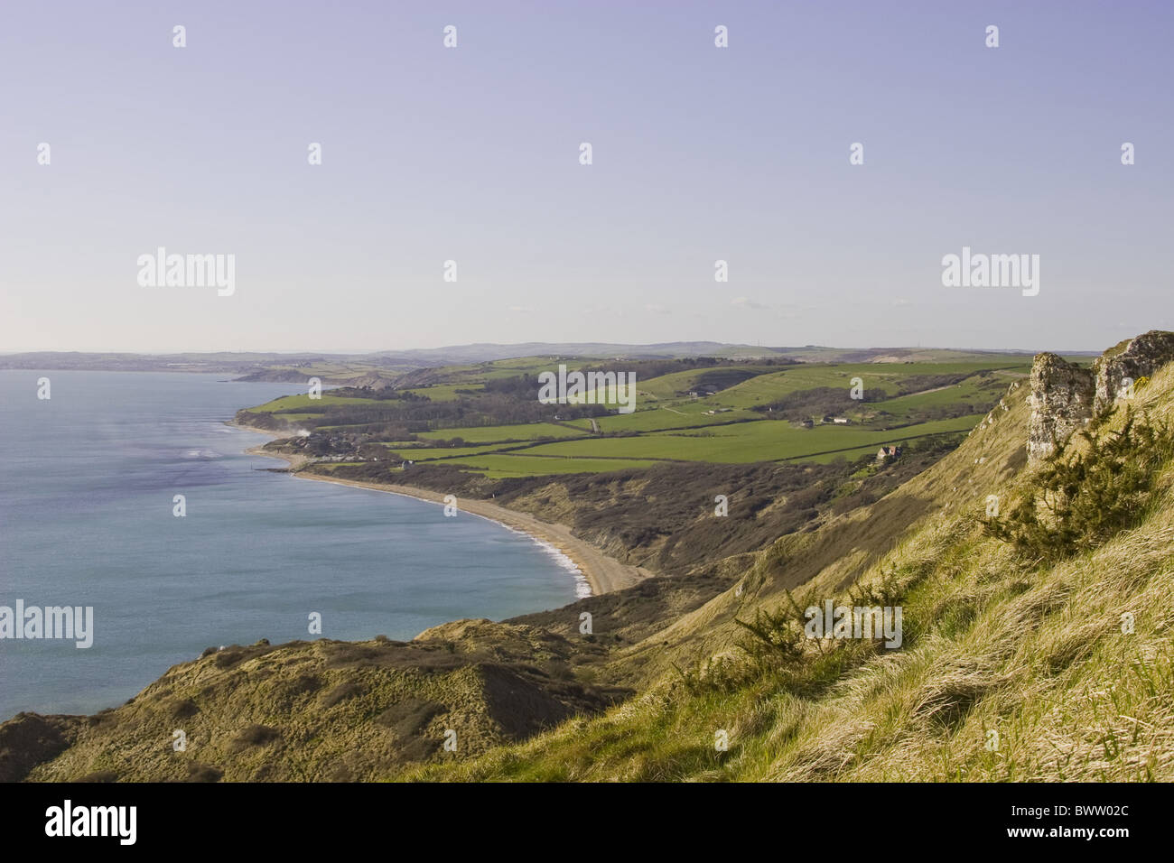 Coast Coastal Coastline Coasts Jurassic View English Channel Scenic ...