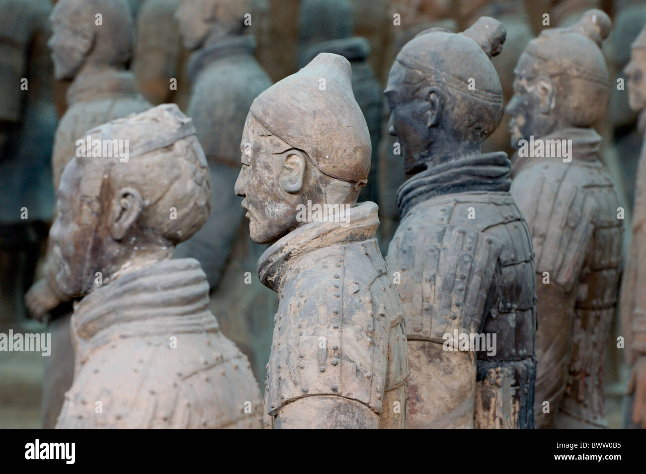 Terracotta Army, an ancient collection of sculptures depicting armies ...