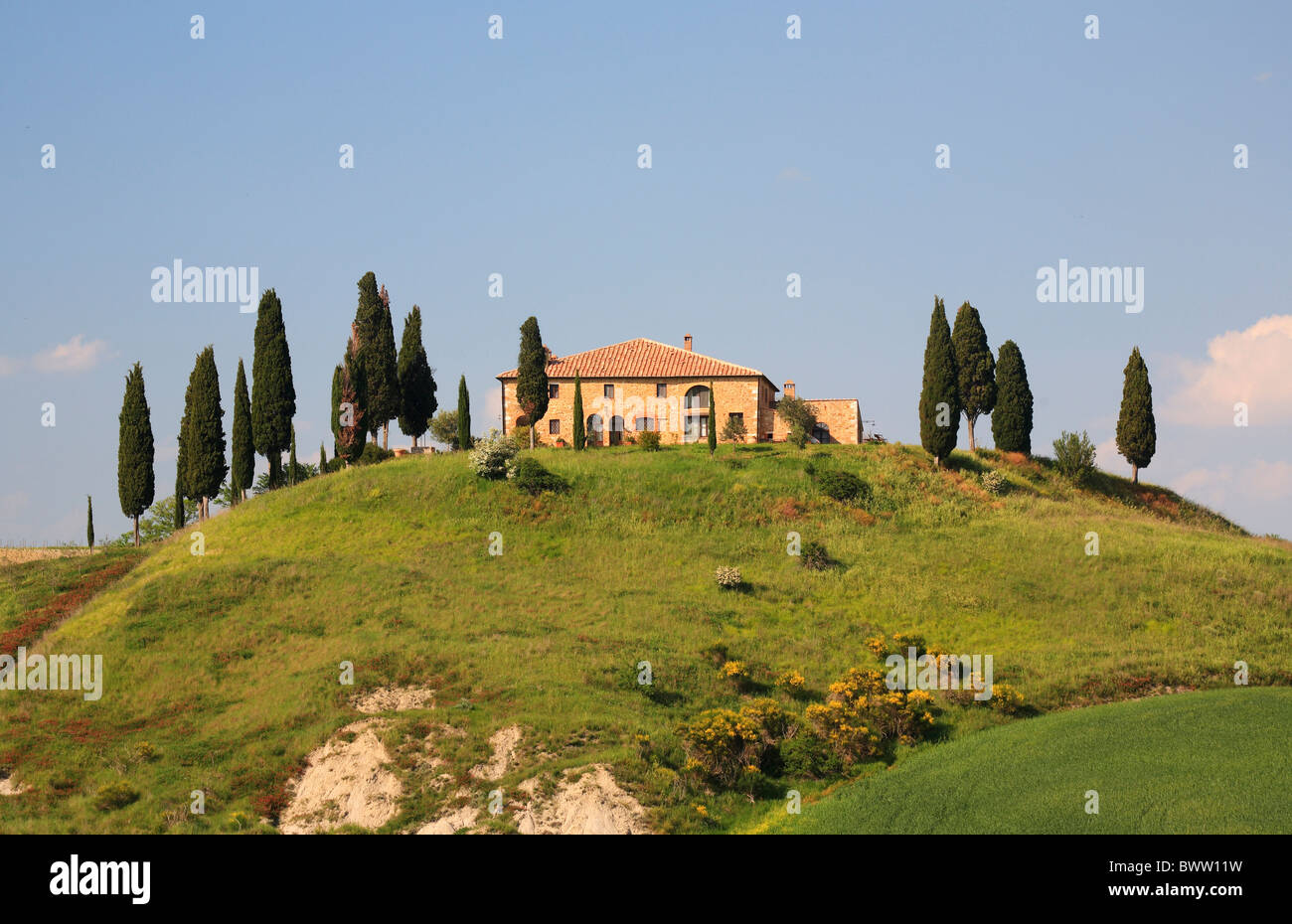 Italy Europe Tuscany Toscana hills hill scenery landscape nature ...