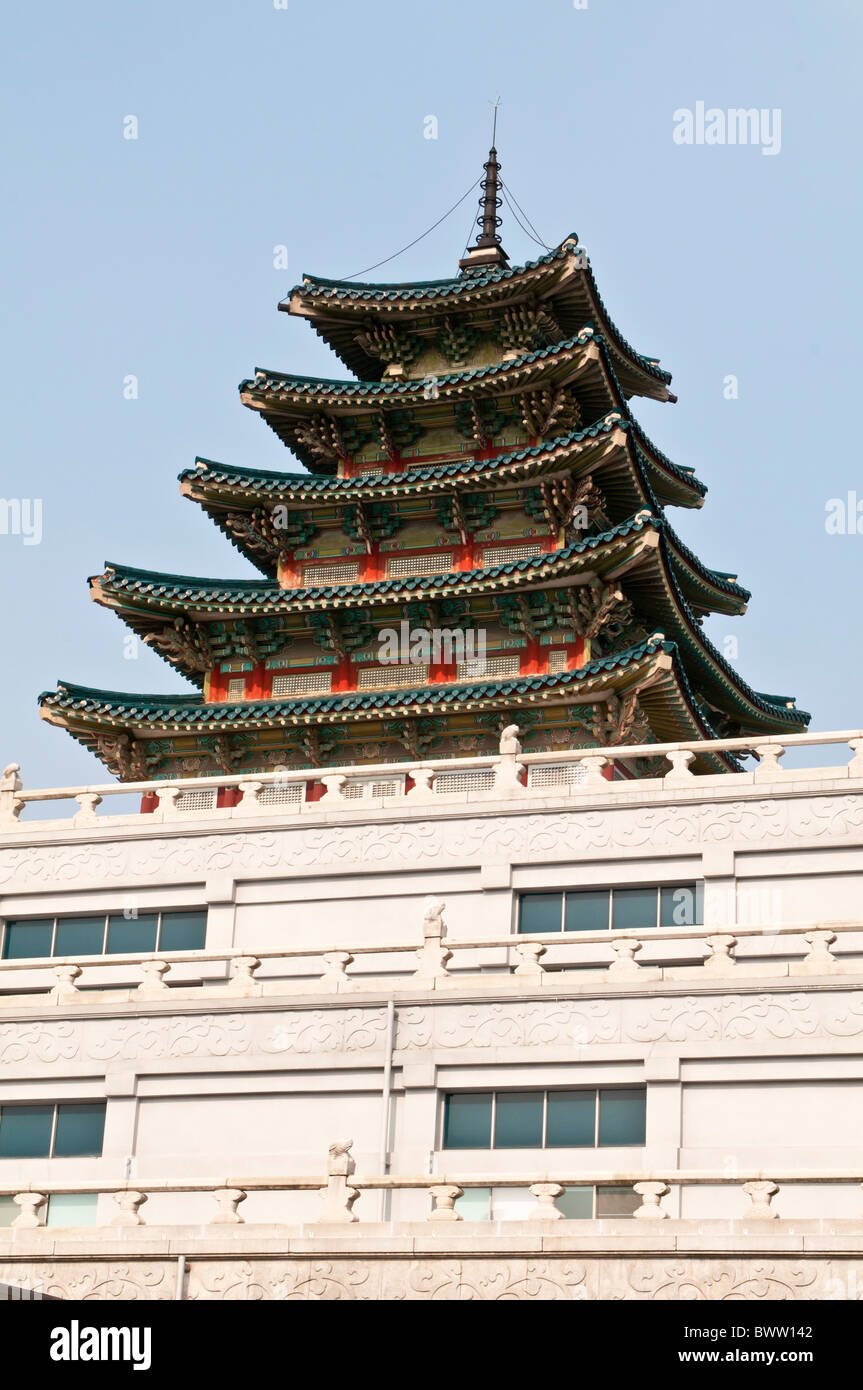 Beopjusa palsangjeon hi-res stock photography and images - Alamy