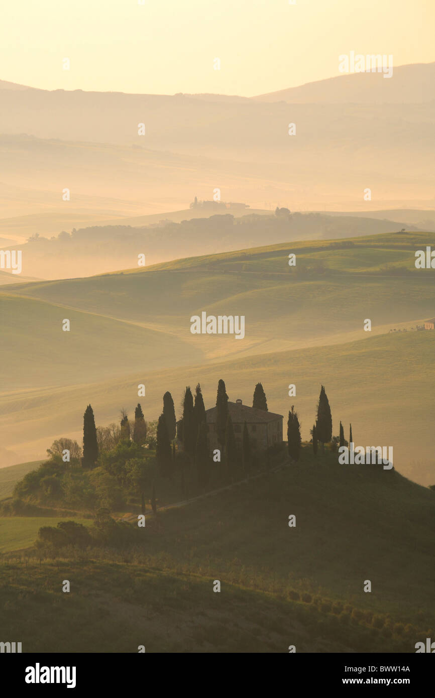 Italy Europe Tuscany Toscana hills hill scenery landscape nature ...