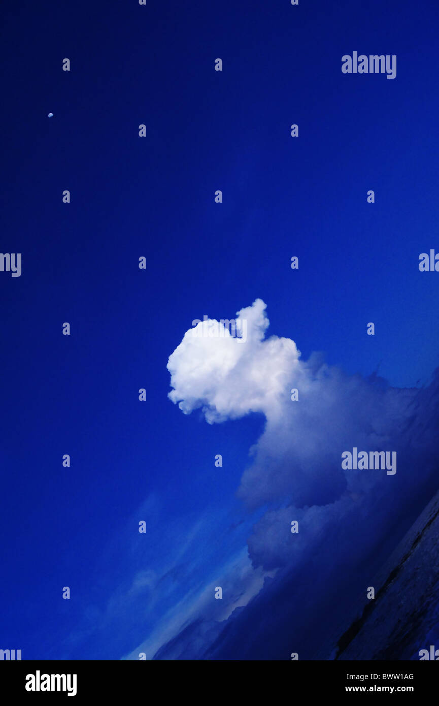 Night panorama beach and blue sky view Stock Photo - Alamy