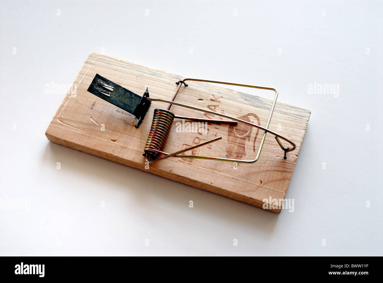 Mousetrap mouse trap mice Indoor Studio Inside Dangerous Stock Photo - Alamy