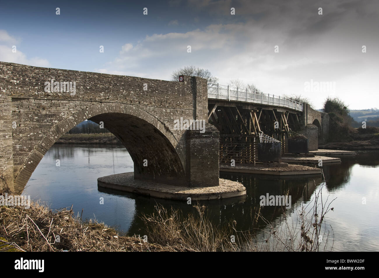 Whitney on wye toll bridge hi-res stock photography and images - Alamy