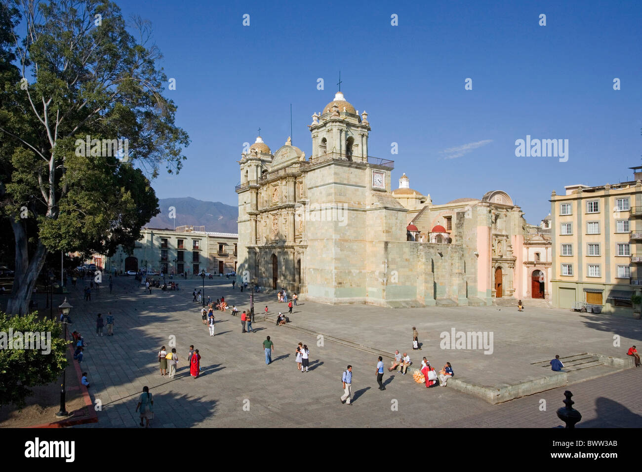 Mexico Central America America Oaxaca State Oaxaca city Cathedral ...