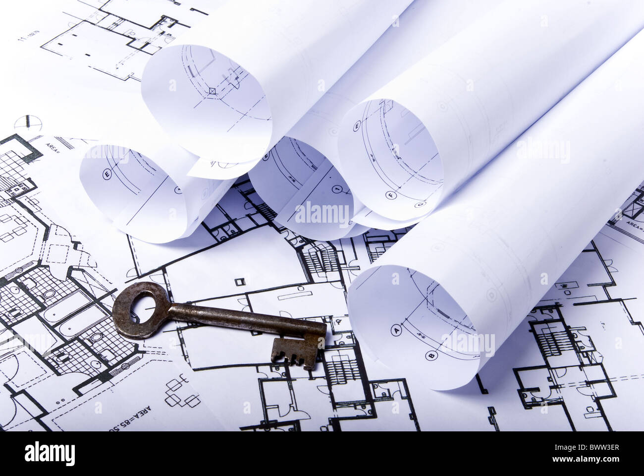 Plans background hi-res stock photography and images - Alamy