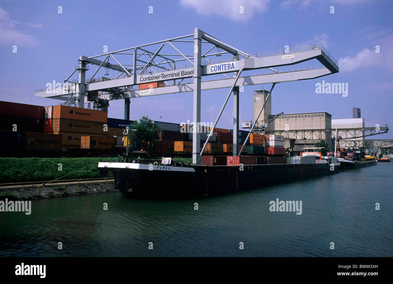 Rhine port basel basel switzerland hi-res stock photography and images ...