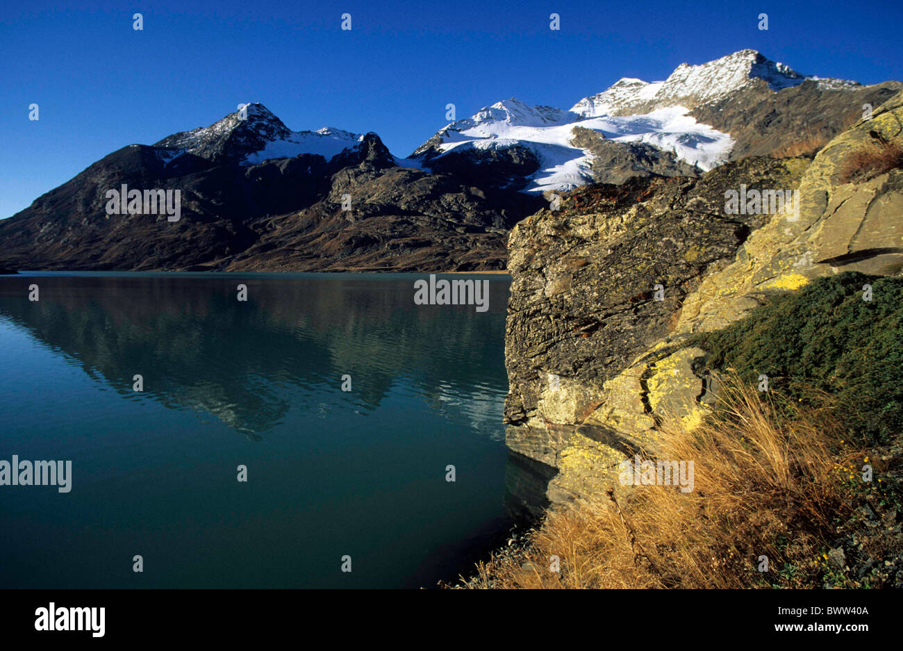 Switzerland Europe Canton Grisons Graubunden Grisons Poschiavo Bernina ...