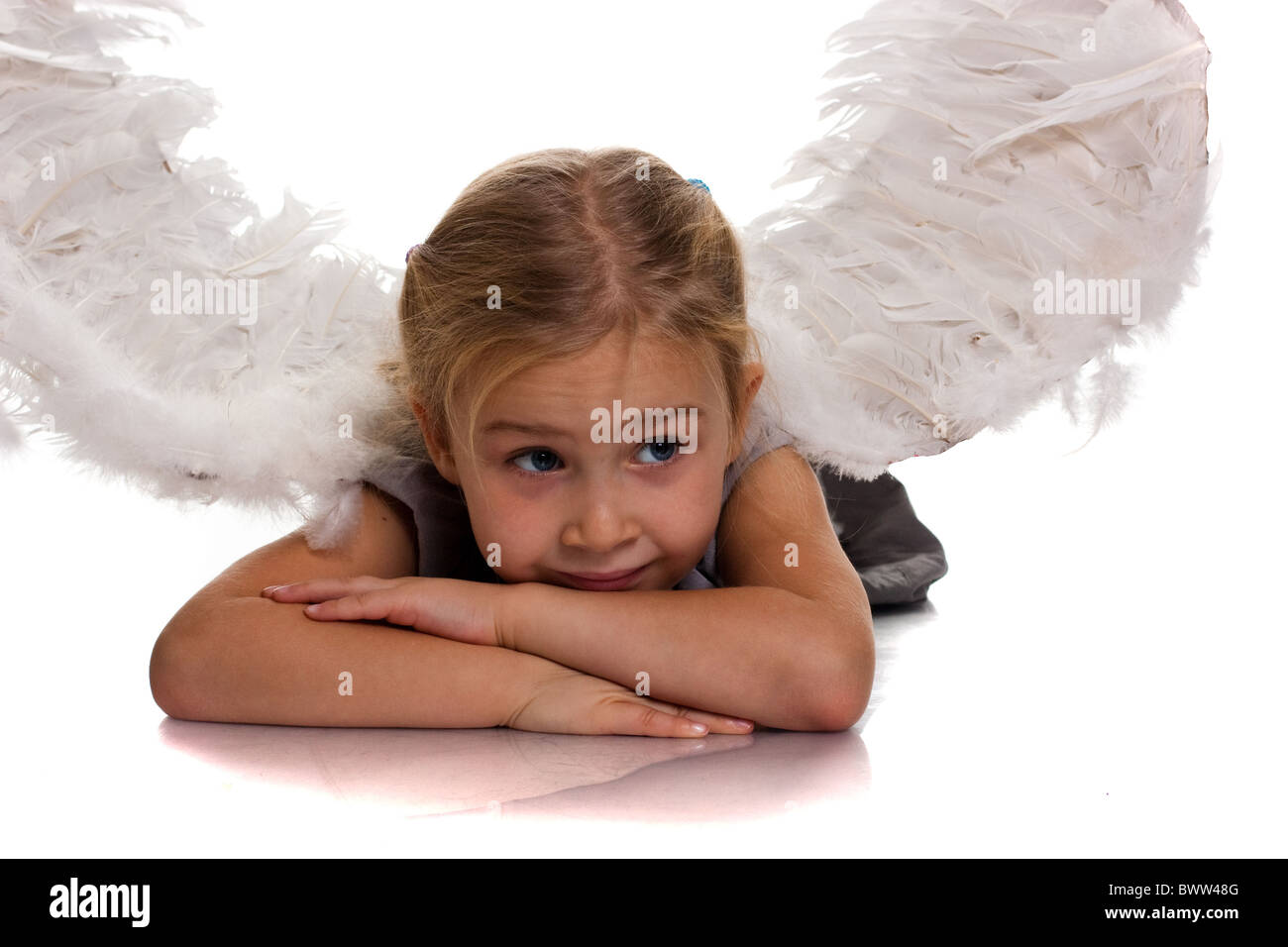Small angel with wings hi-res stock photography and images - Alamy