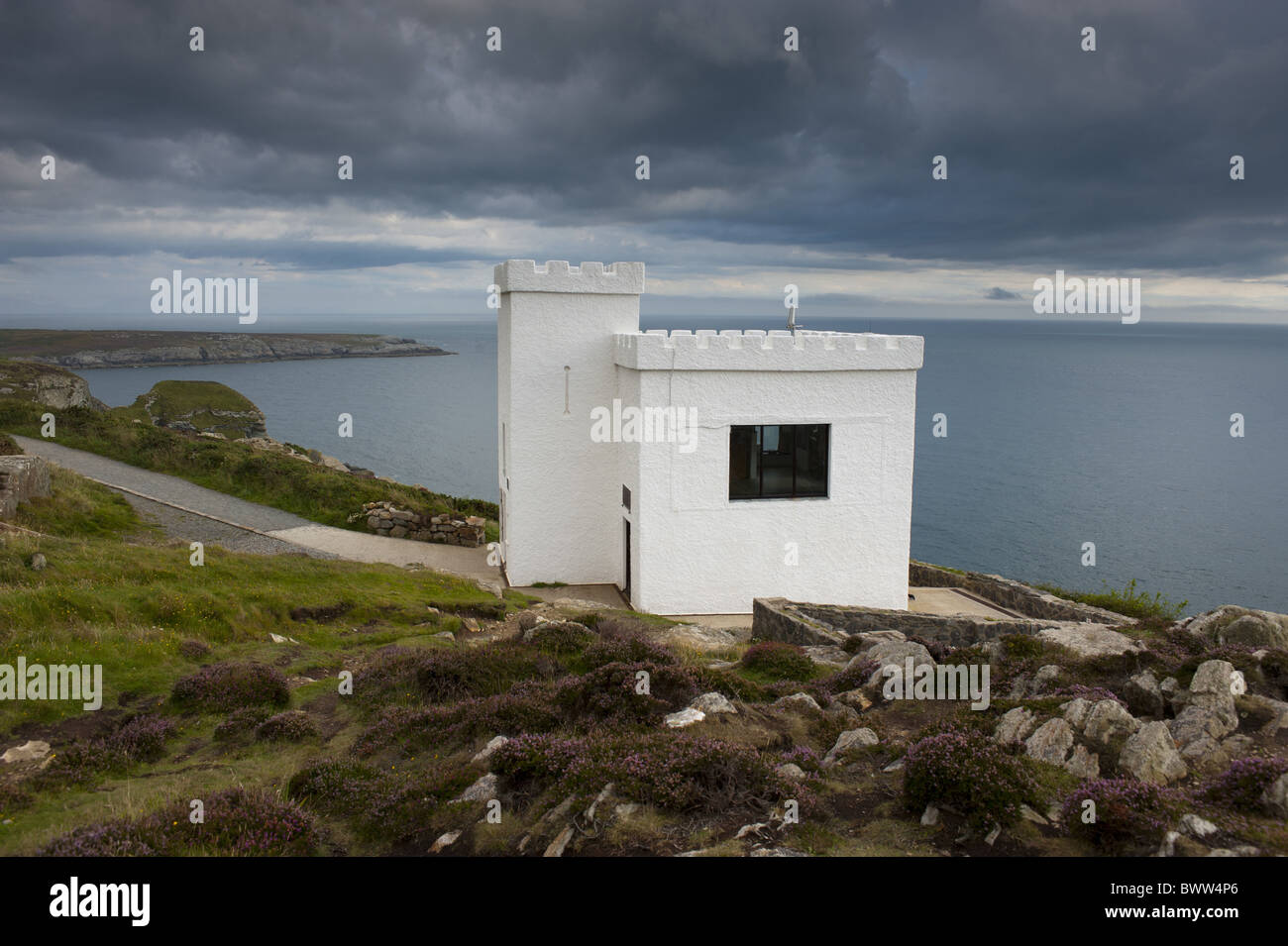 Anglesey Ellin's Tower RSPB Wales coast britain british welsh wales ...