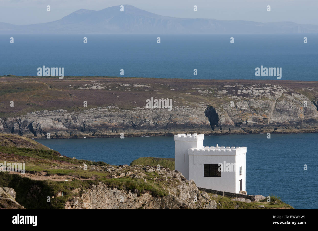 Anglesey Ellin's Tower RSPB Wales coast britain british welsh wales ...