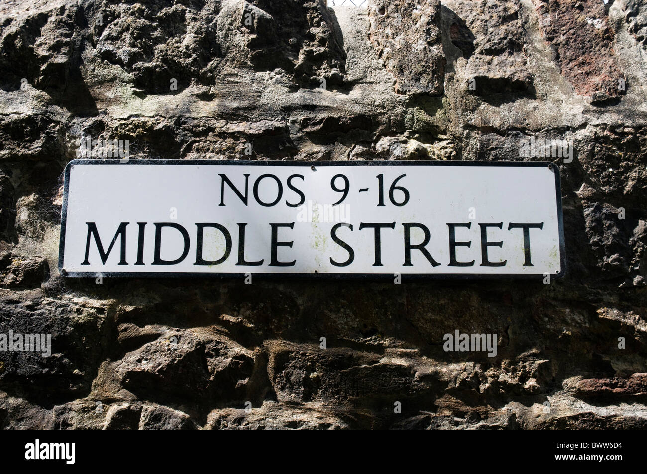 A British Street Sign Stock Photo - Alamy