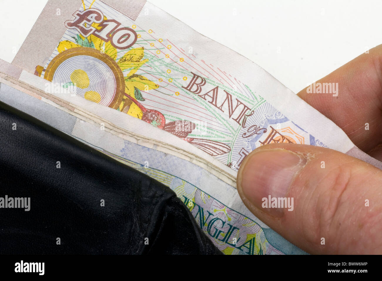 Money in a wallet Stock Photo - Alamy
