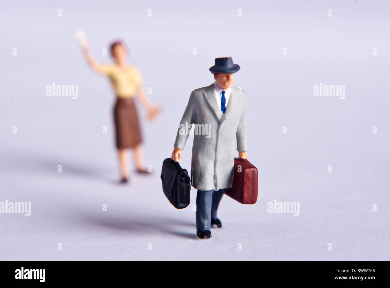 miniature man on travel Stock Photo - Alamy