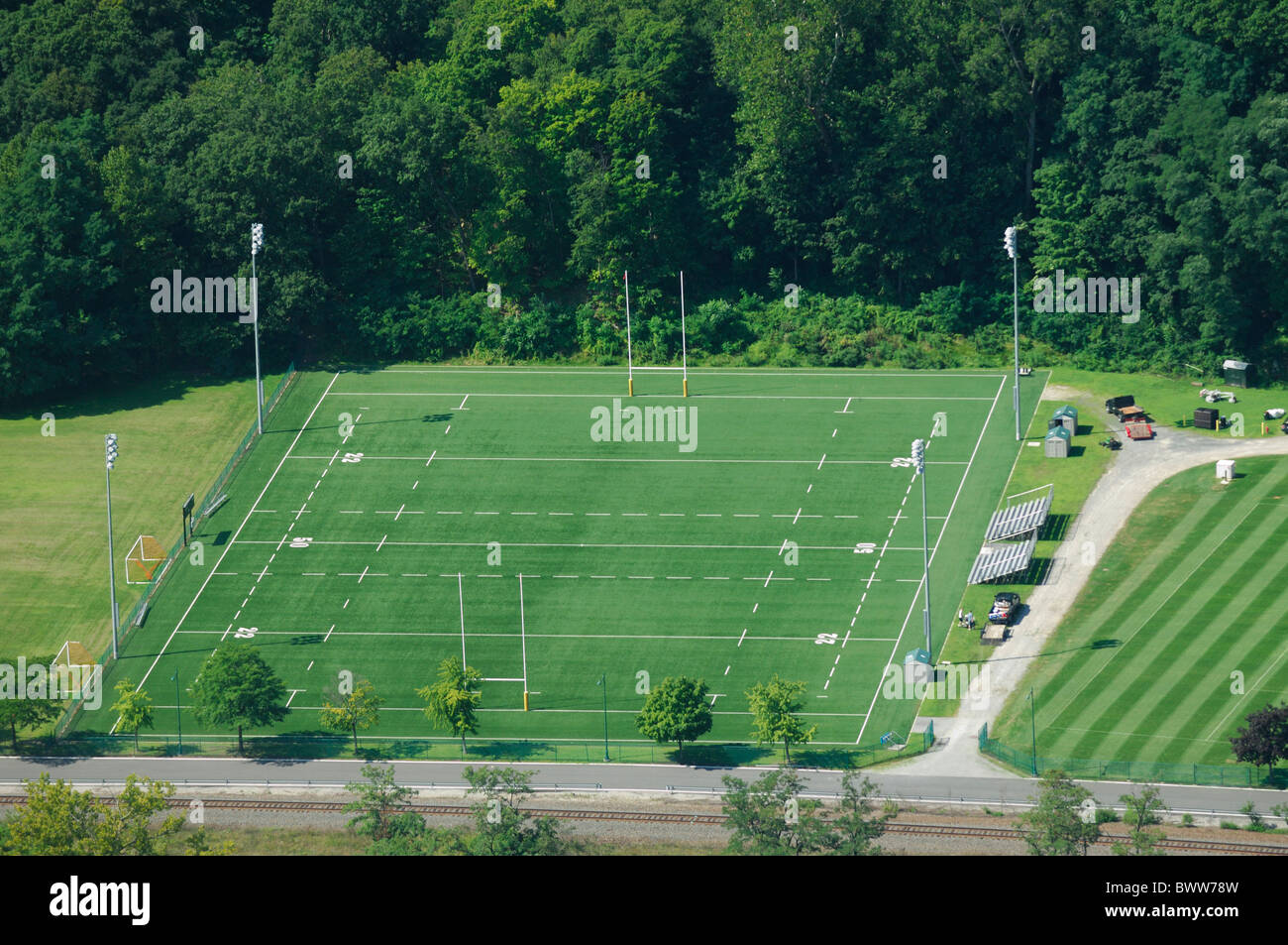 American football stadium aerial hi-res stock photography and images ...