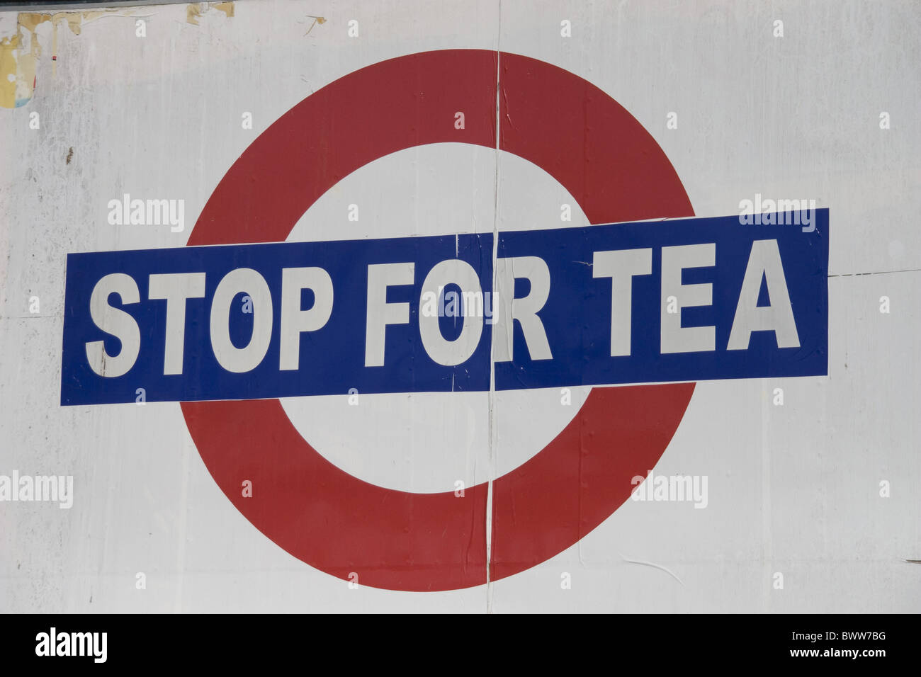 'Stop for Tea' sign, Sri Lanka Stock Photo - Alamy