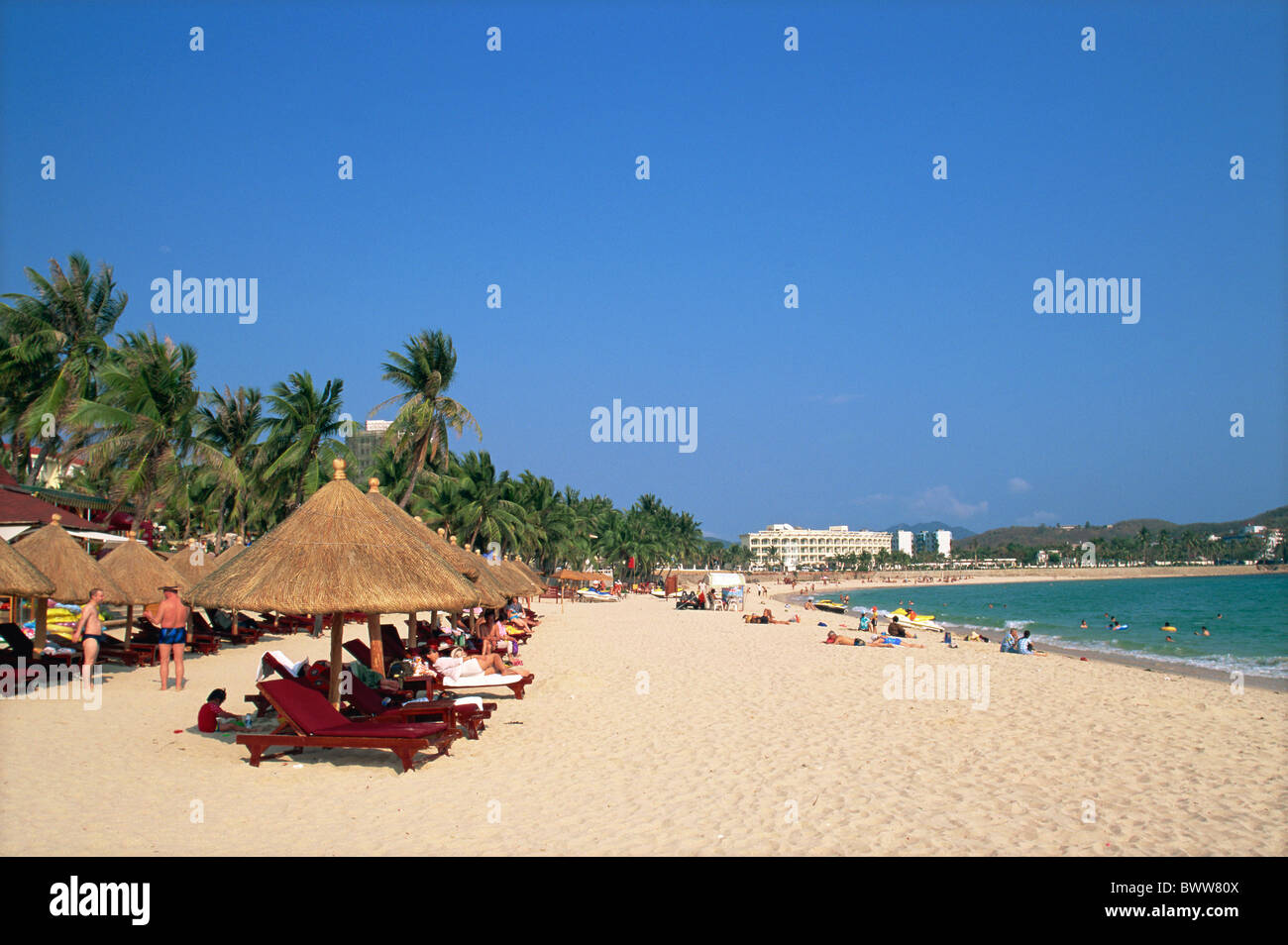 Asia China Asia Hainan Island Sanya Dadonghai Beach Beach Beaches Beach ...