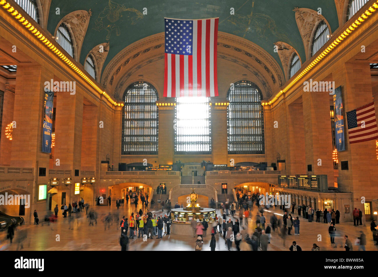 USA America United States North America New York city railway station ...