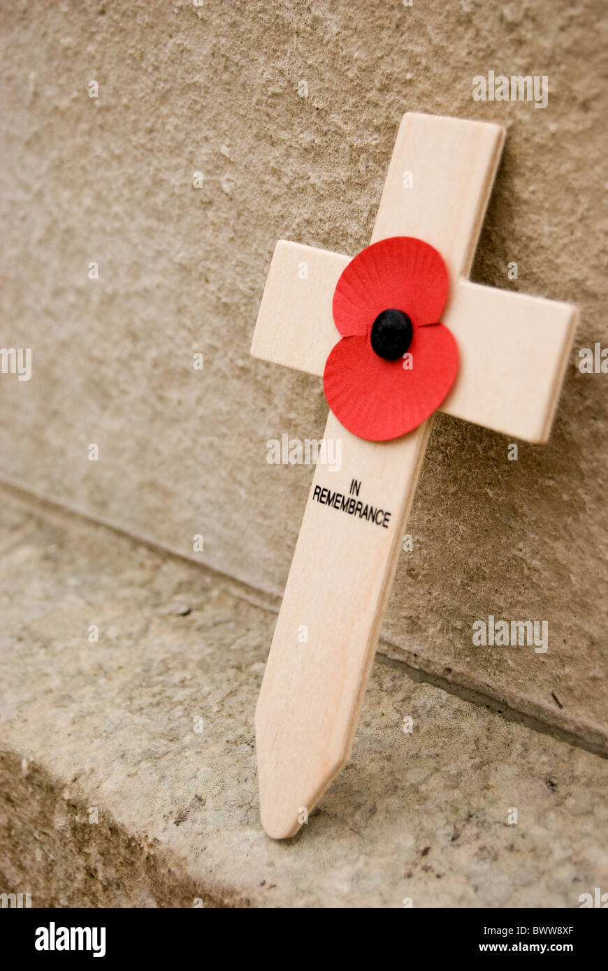 Red poppies on cross hi-res stock photography and images - Alamy