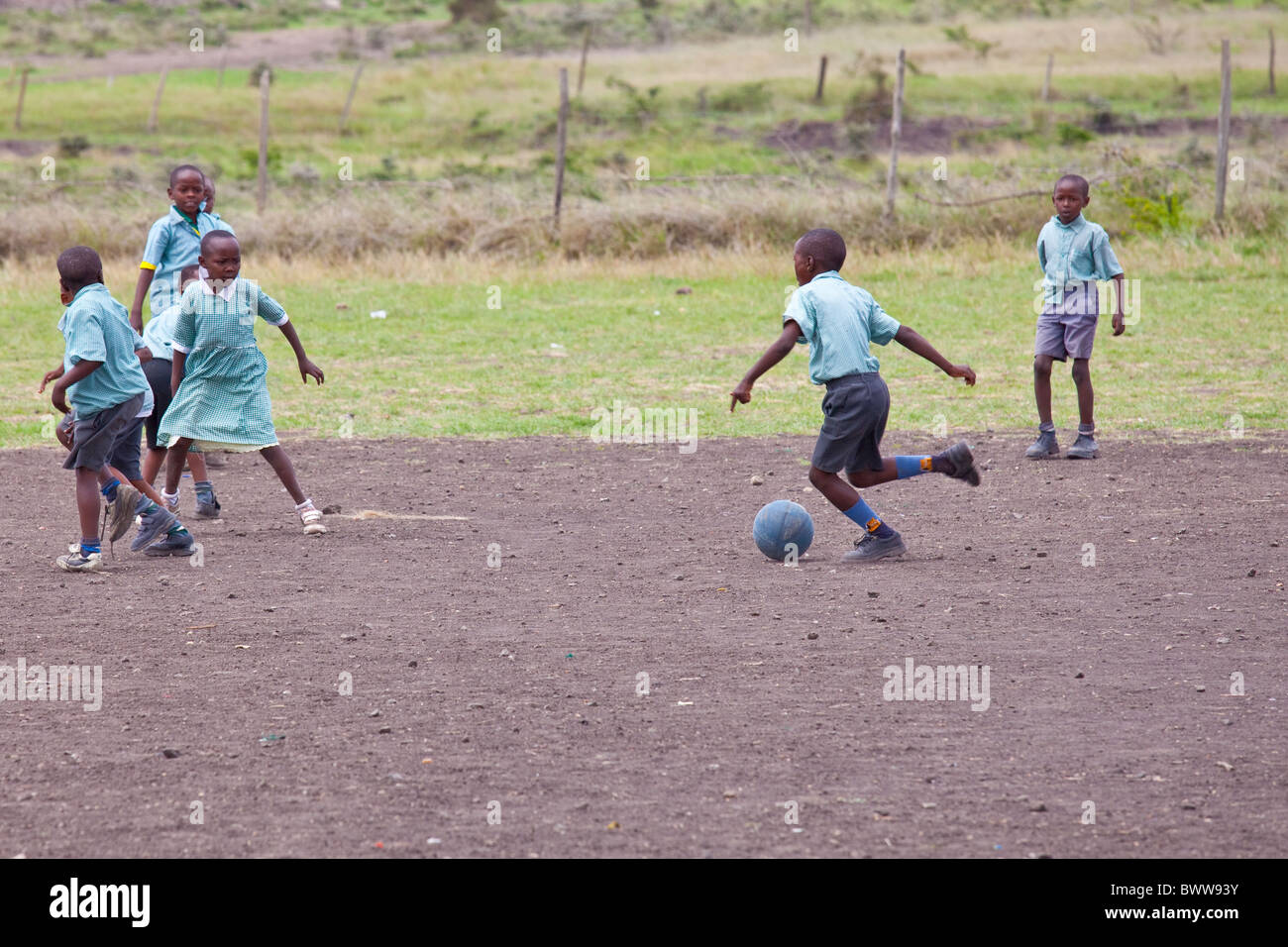 Kids Playing At Recess