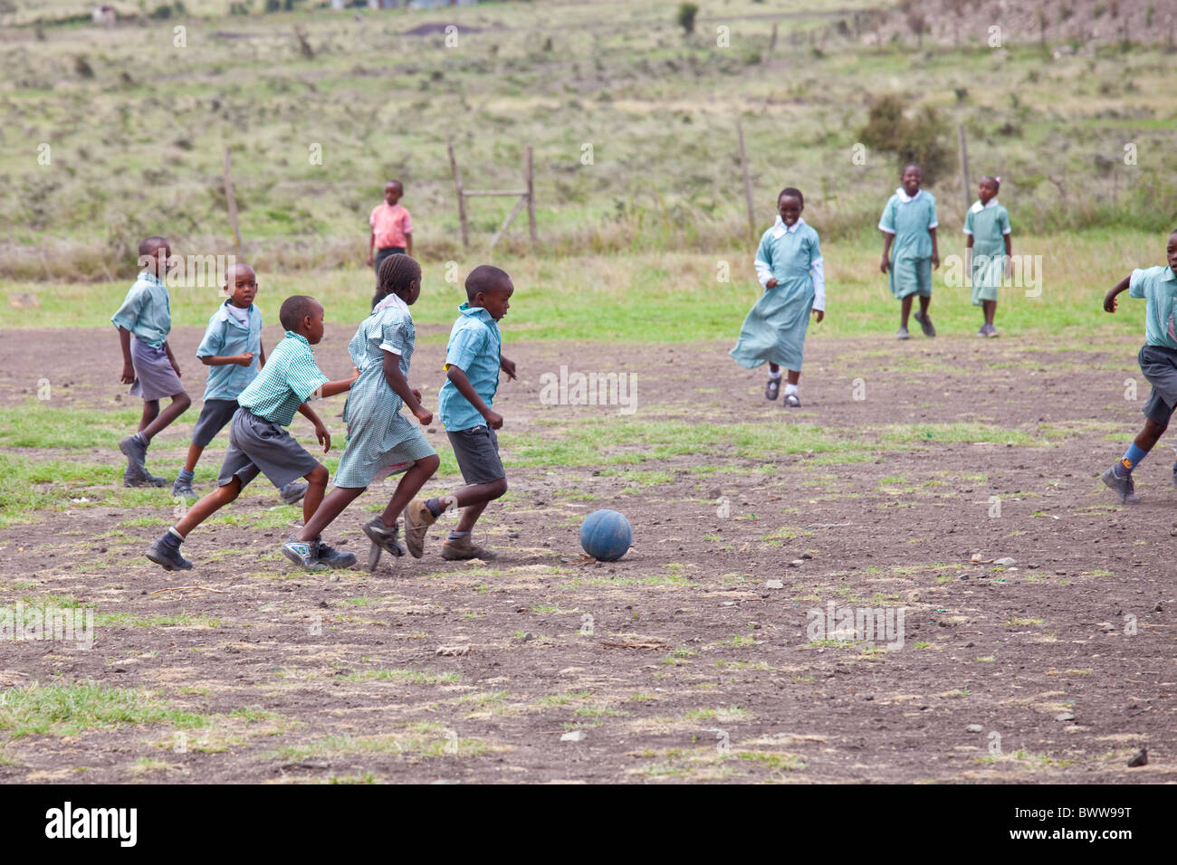 Children Playing Soccer Playground High Resolution Stock Photography ...