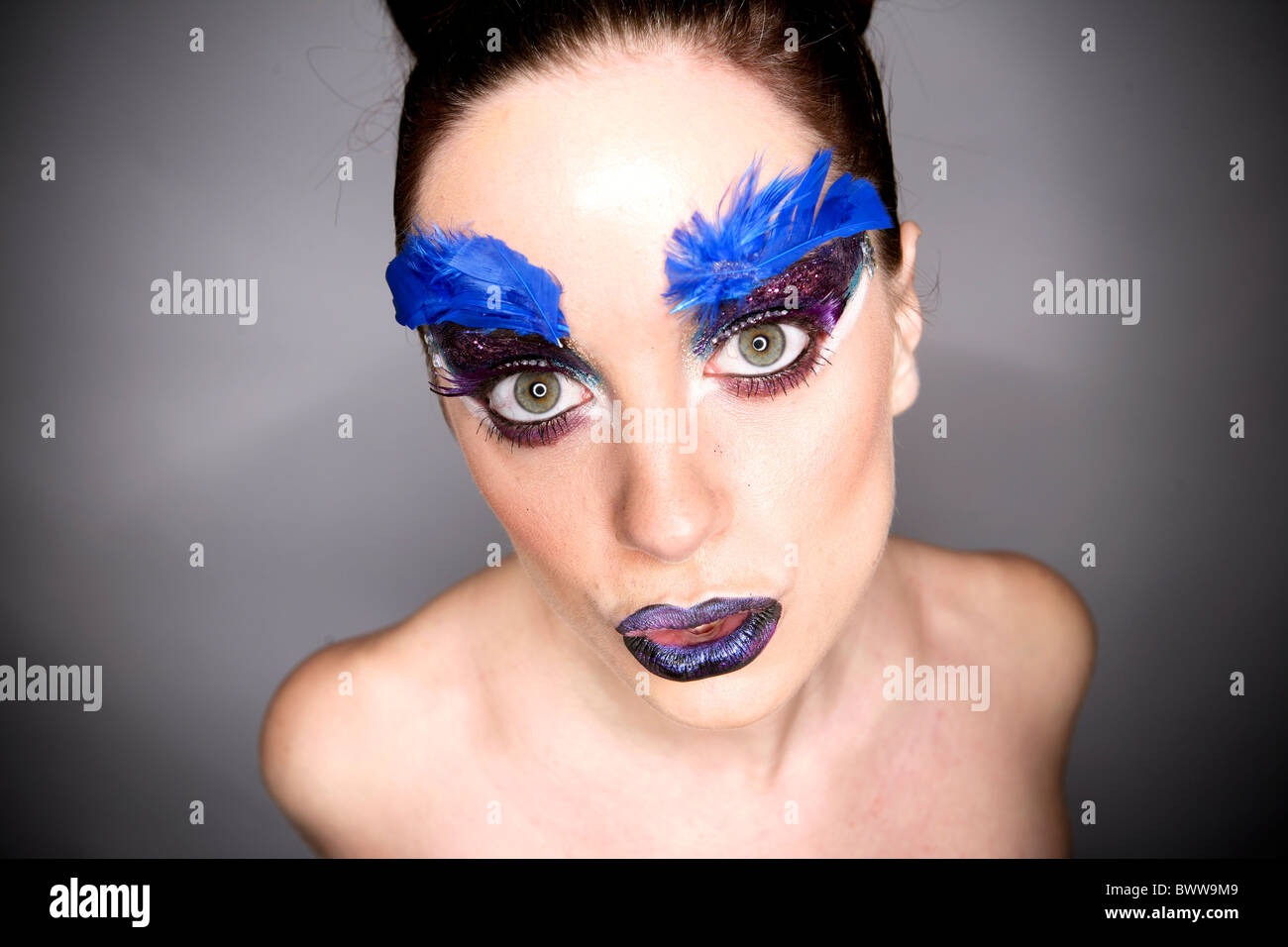 Portrait extreme aggressive using angles hi-res stock photography and ...