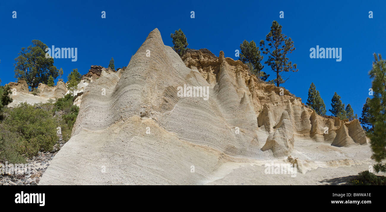 Spain Europe Tenerife Paisaje Lunar Vilaflor Canary islands Landscape ...