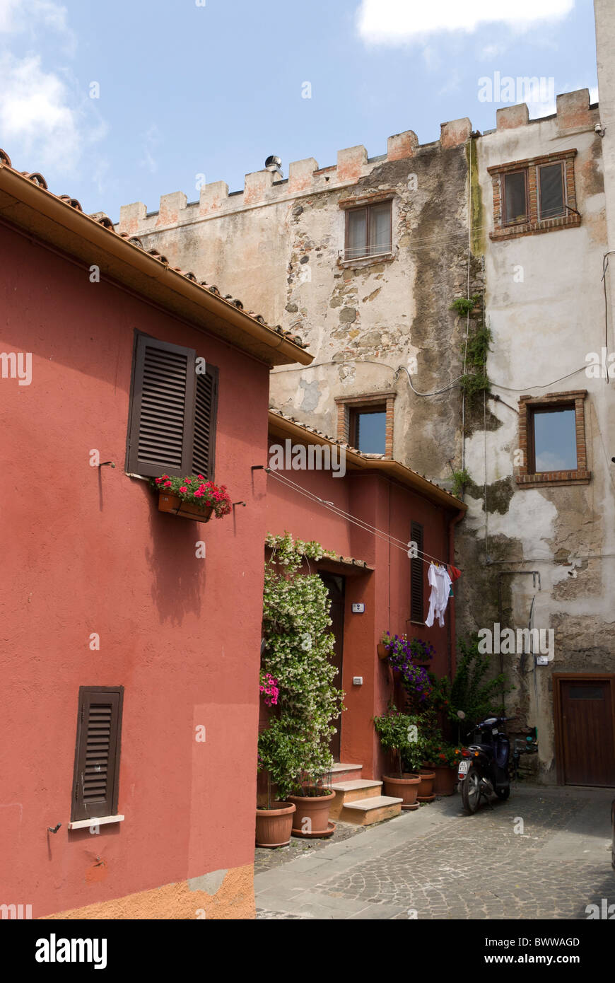 Castello Guglielmi Montalto di Castro Stock Photo - Alamy