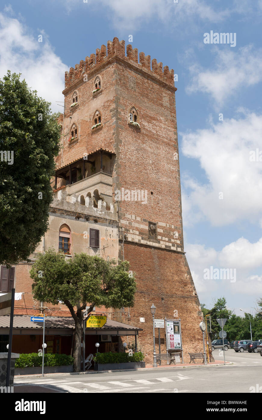 Castello Guglielmi Montalto di Castro Stock Photo - Alamy