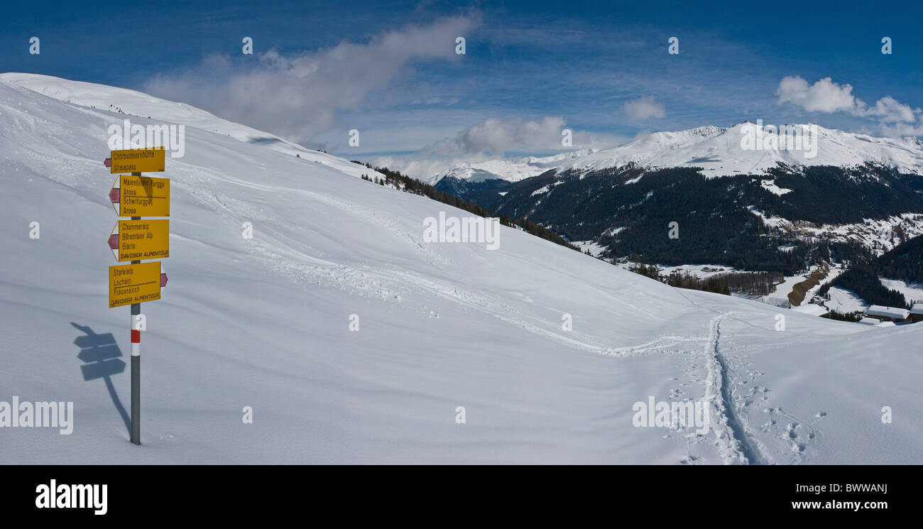 Switzerland Europe Stafelalp Davos municipality Canton Grisons ...