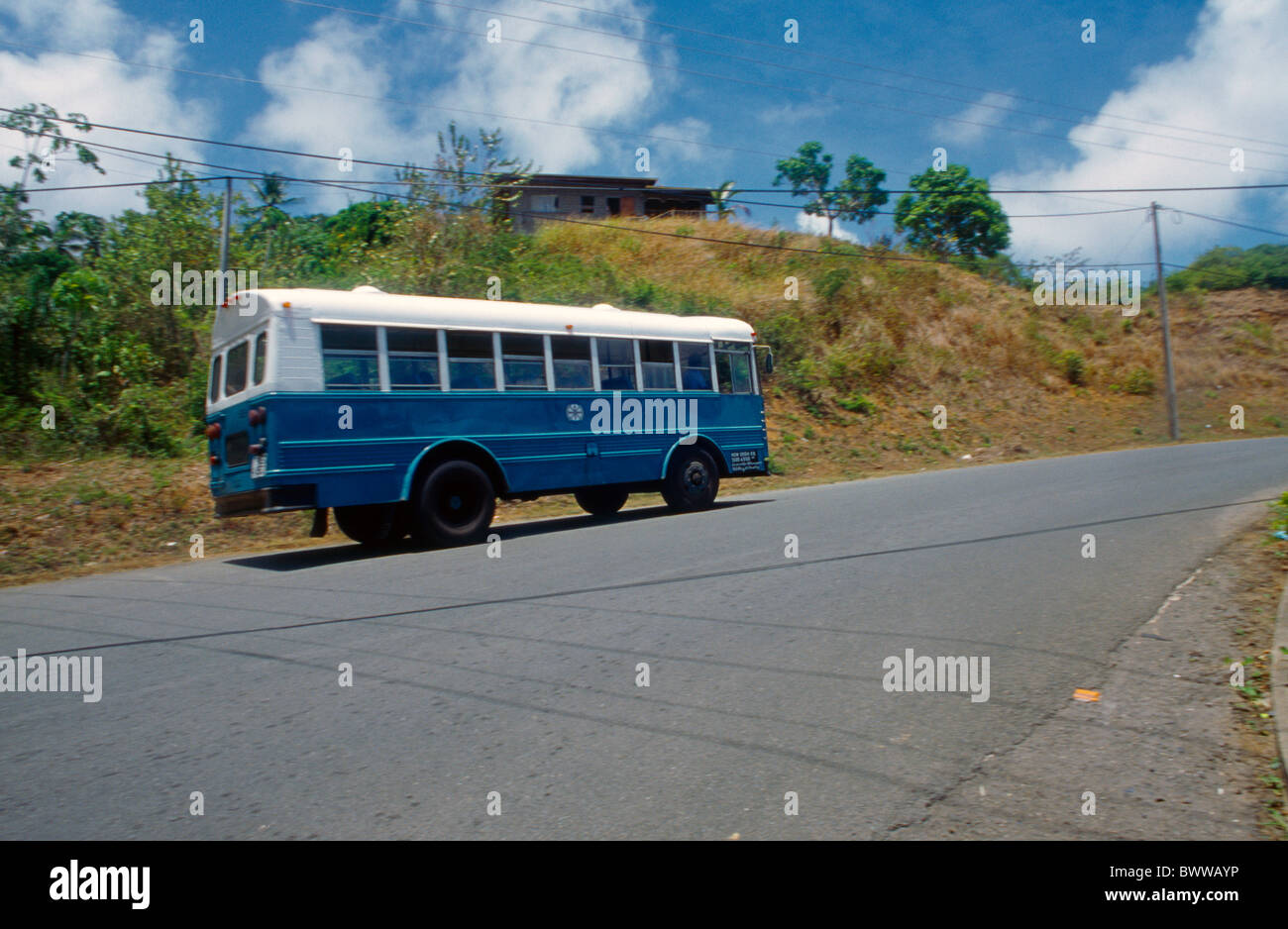 Tobago trinidad bus hi-res stock photography and images - Alamy