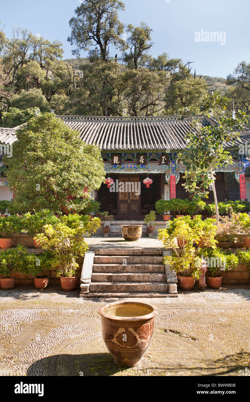 Dragon God Temple, near the Black Dragon Pool, Lijiang, Yunnan Province ...