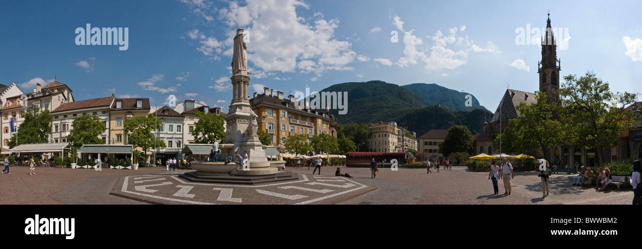 Italy Europe Walther Platz Bozen Bolzano city South Tyrol South Tirol ...