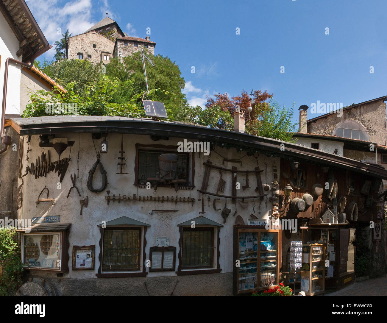 Italy Europe Klausen Chiusa South Tyrol South Tirol Alto Adige summer ...