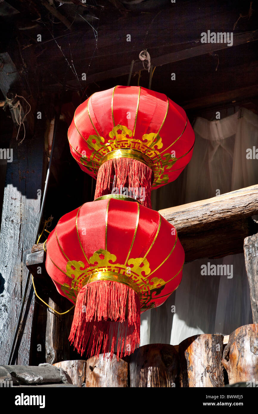 Yunnan red lanterns hi-res stock photography and images - Alamy