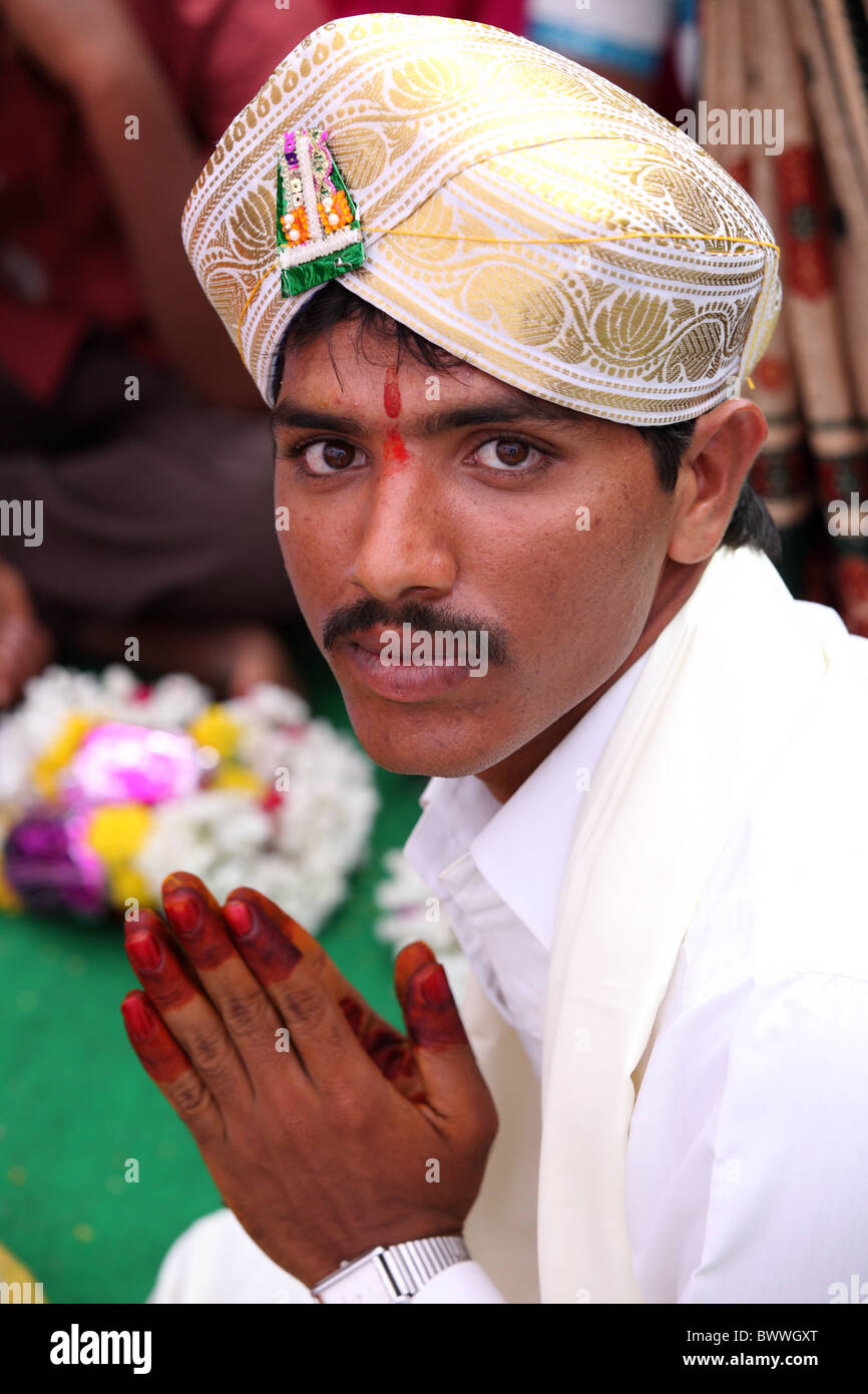 wedding ceremony Andhra Pradesh South India Stock Photo - Alamy