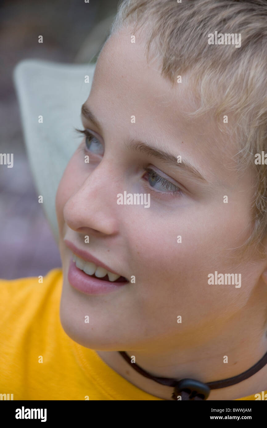 Boy age 12 - Portrait - New York - USA Stock Photo - Alamy